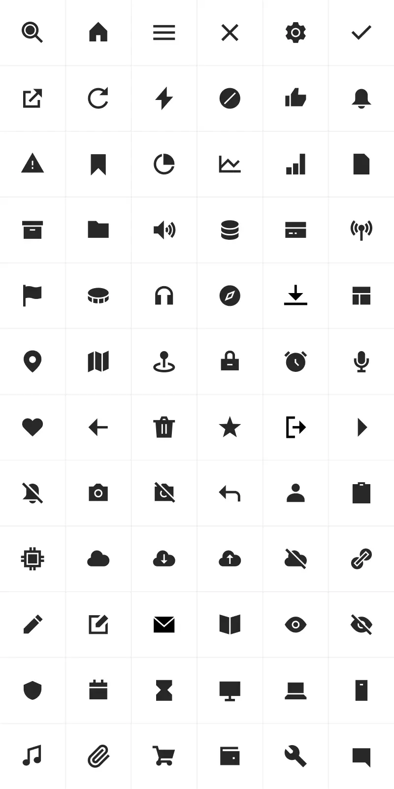 uicons – An unusual icon library to make your projects unique.