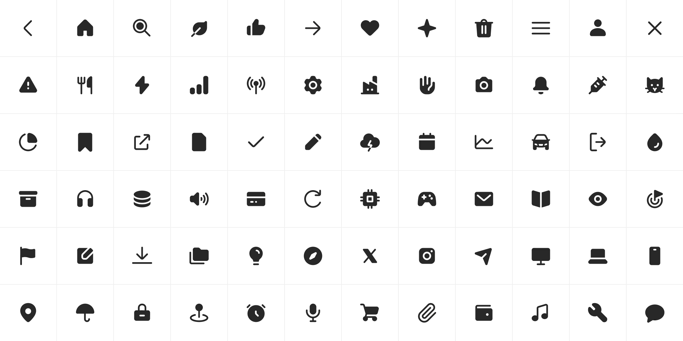 Uicons – A beautiful icon set for the era of high-resolution UI