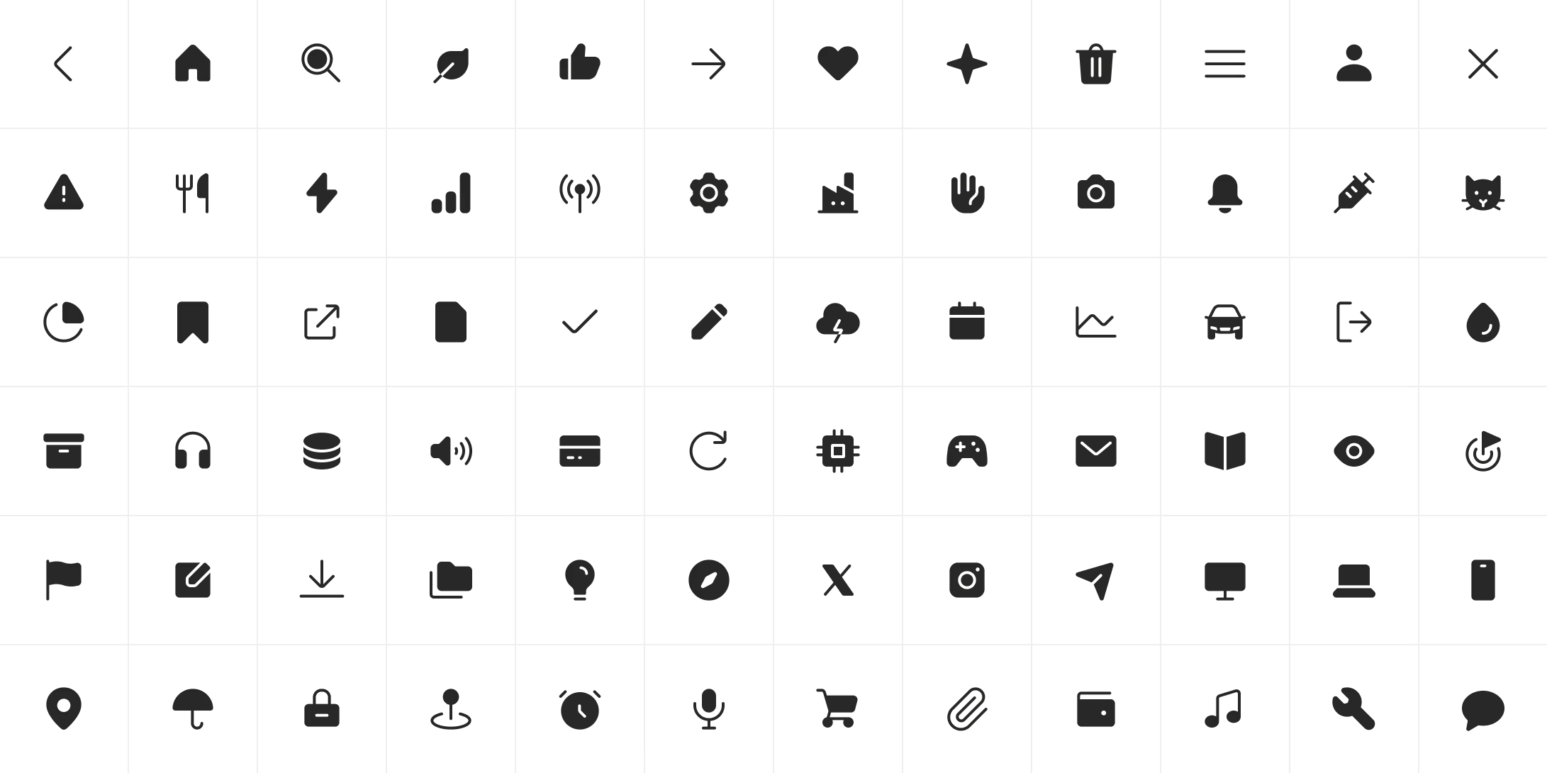 Uicons – A beautiful icon set for the era of high-resolution UI