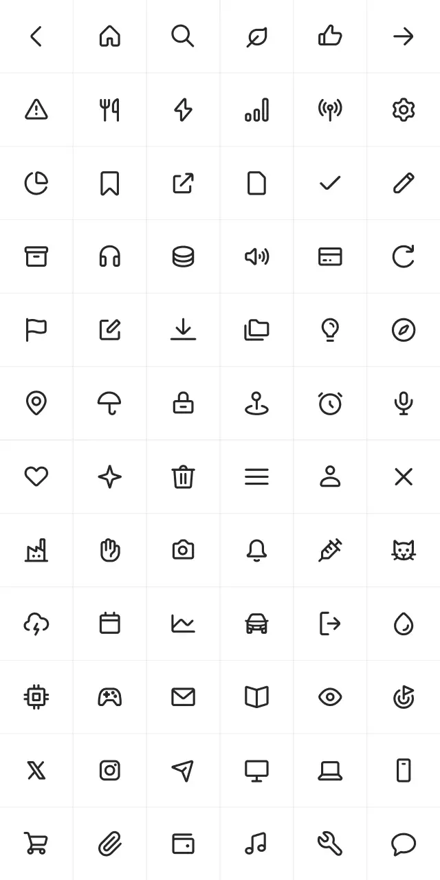 Uicons – A beautiful icon set for the era of high-resolution UI
