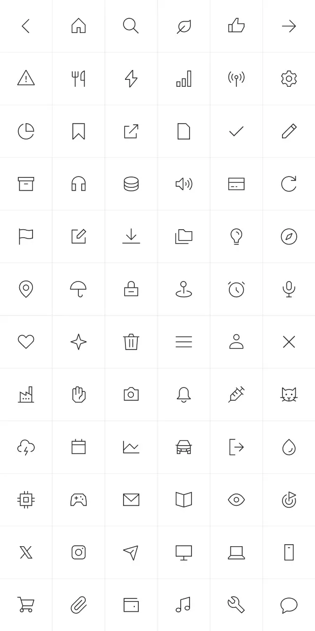 Uicons – A beautiful icon set for the era of high-resolution UI