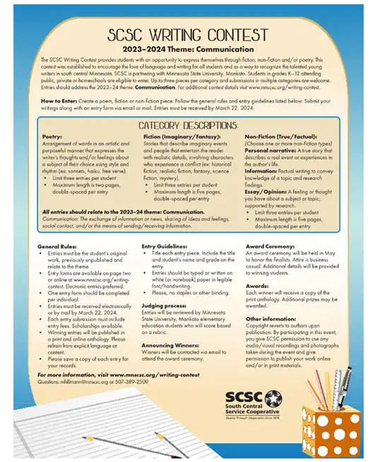 SCSC Writing Contest | SCSC
