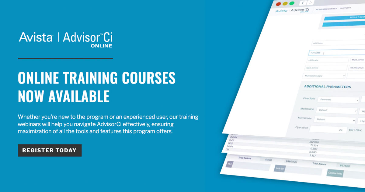 Avista | Membrane Treatment Solutions