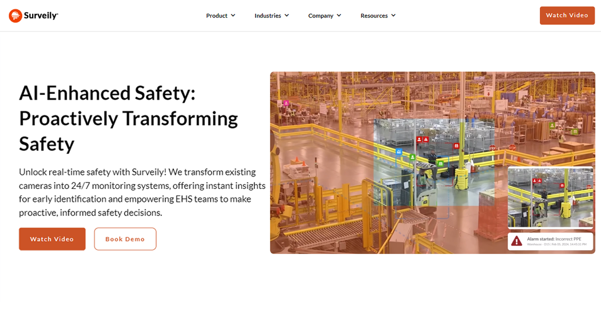Surveily - Proactive Workplace AI Safety Software