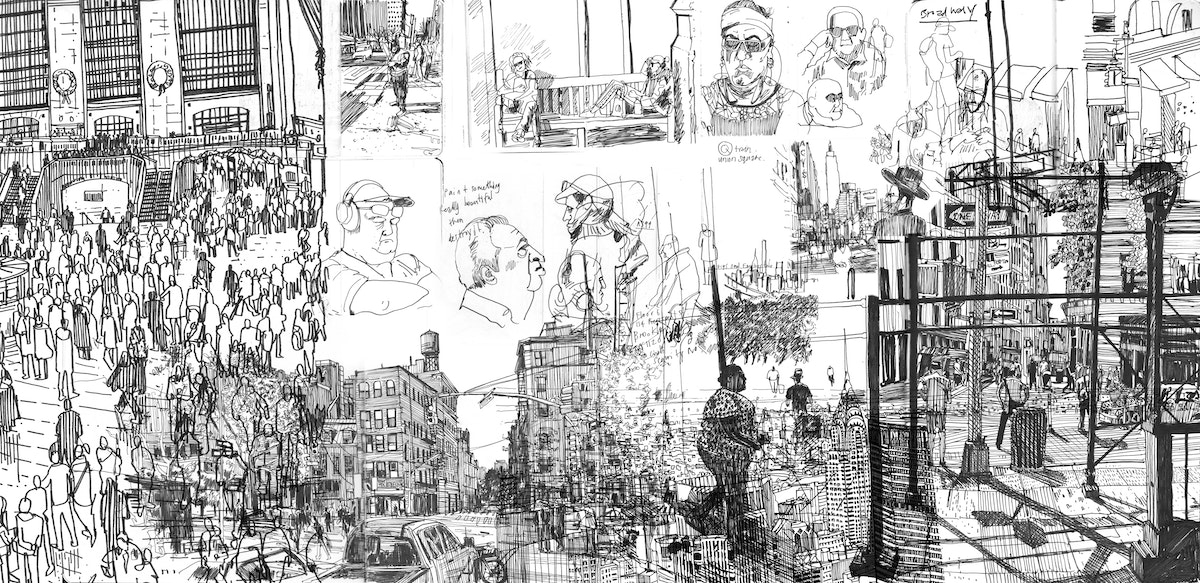 These Insanely Detailed Cityscapes Are Drawn by Hand | IDEO
