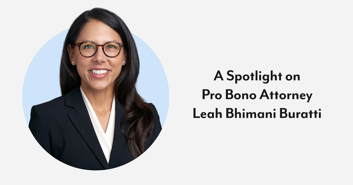 A Spotlight on Pro Bono Attorney Leah Bhimani Buratti - Botkin ...