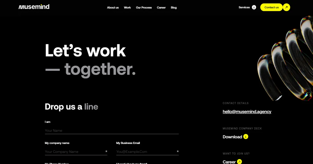 Contact Us - Musemind