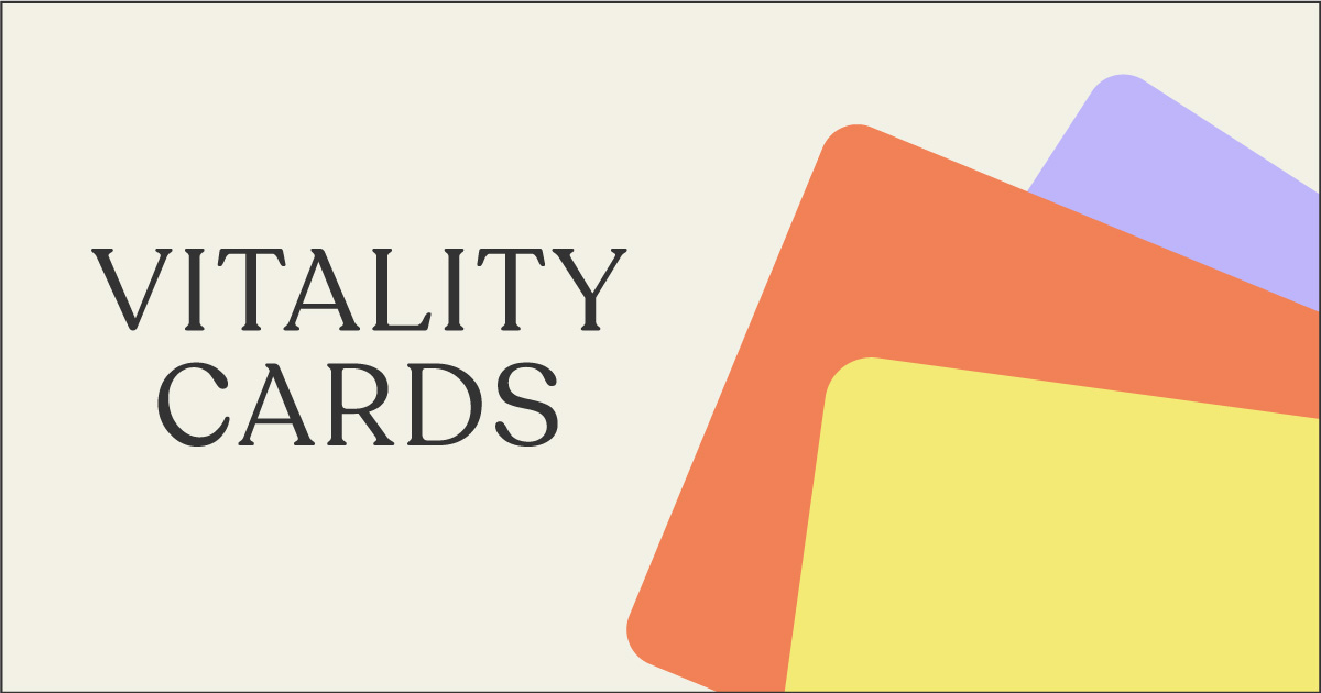 Gesünder und länger leben – Vitality Cards