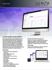 Alta Labs Cloud Management