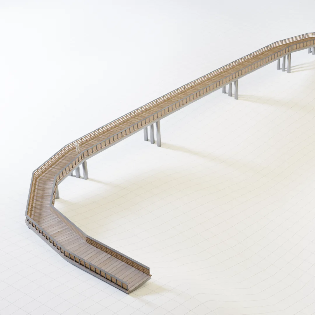 JMH - Marine design build and pedestrian walkway bridges