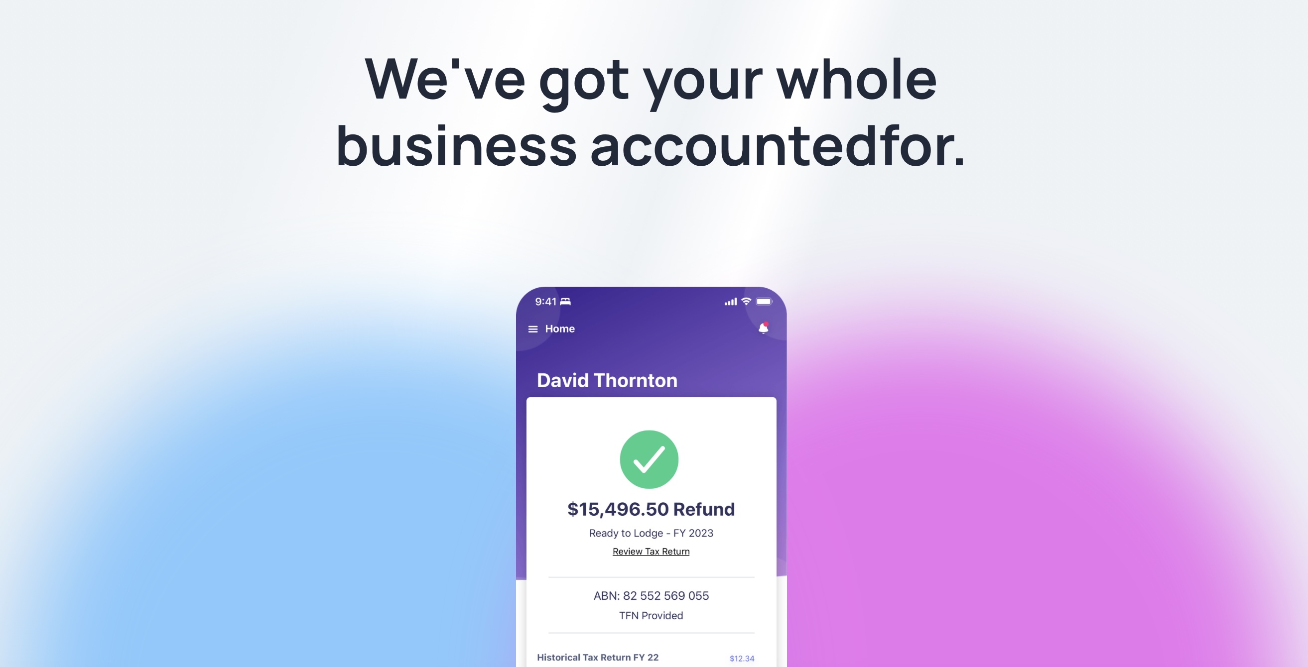 accountedfor - We've got your whole business accountedfor.