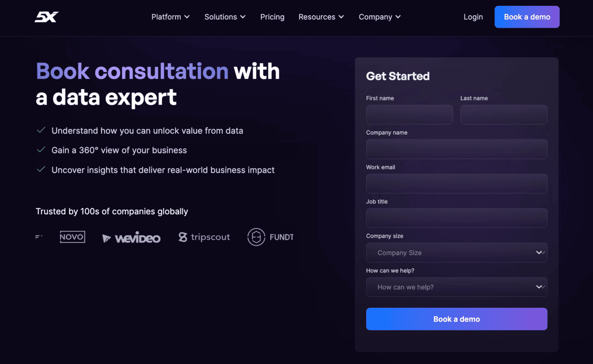 Schedule a Demo to Simplify your Data Platform