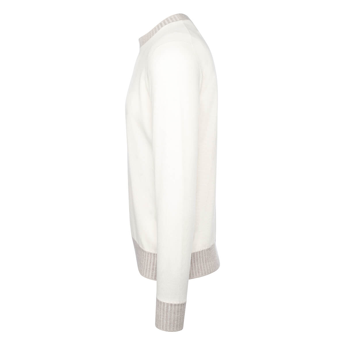 Pure cashmere "DUVET" crew neck with vanisé workmanship | Maglificio ...