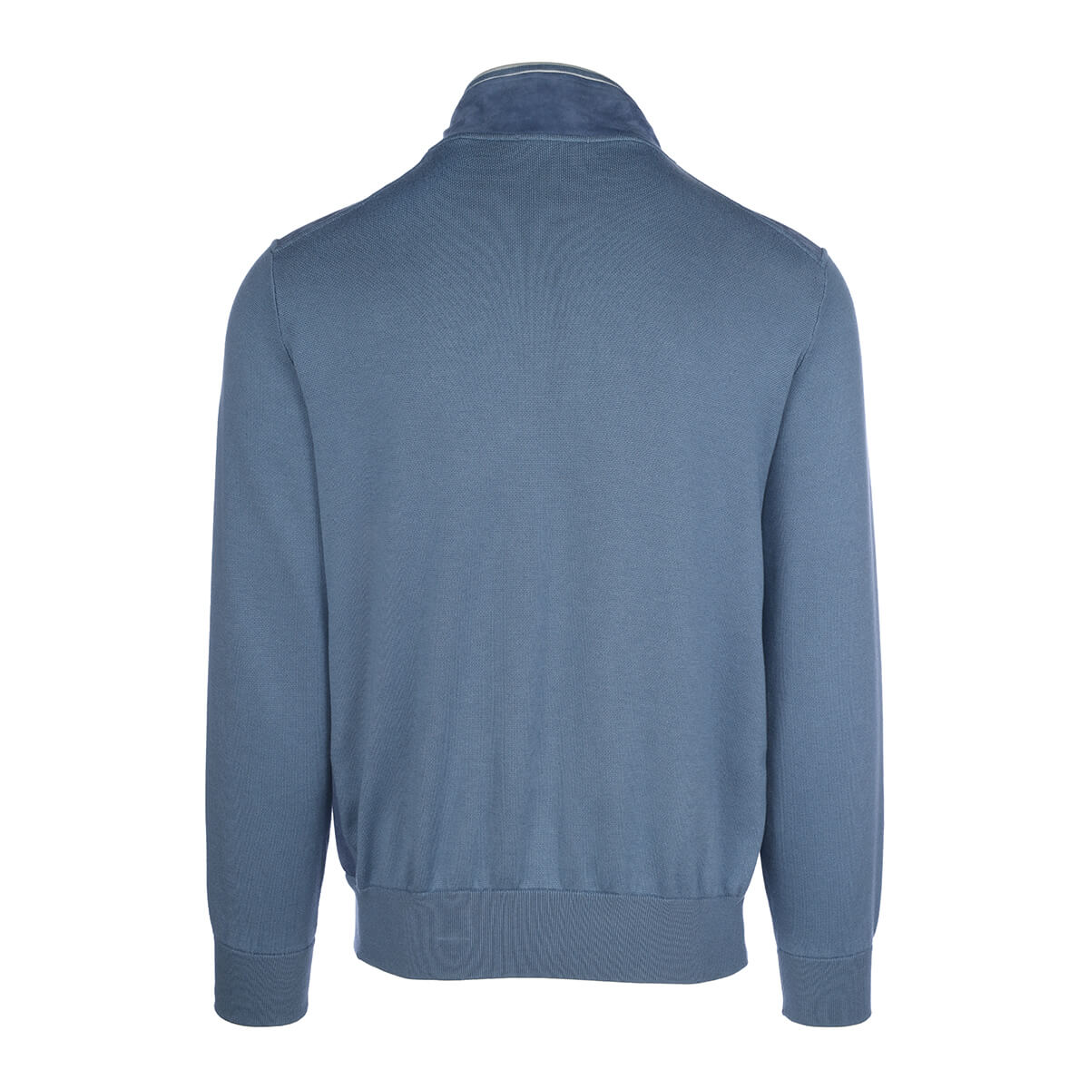 Lightweight suede and knit jacket | Maglificio Fioroni