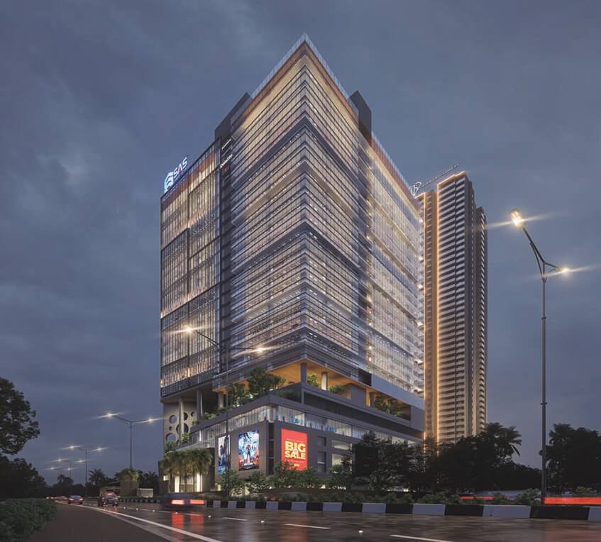 SAS Diamond Towers Commercial in Financial District : Floor Plan, Price ...