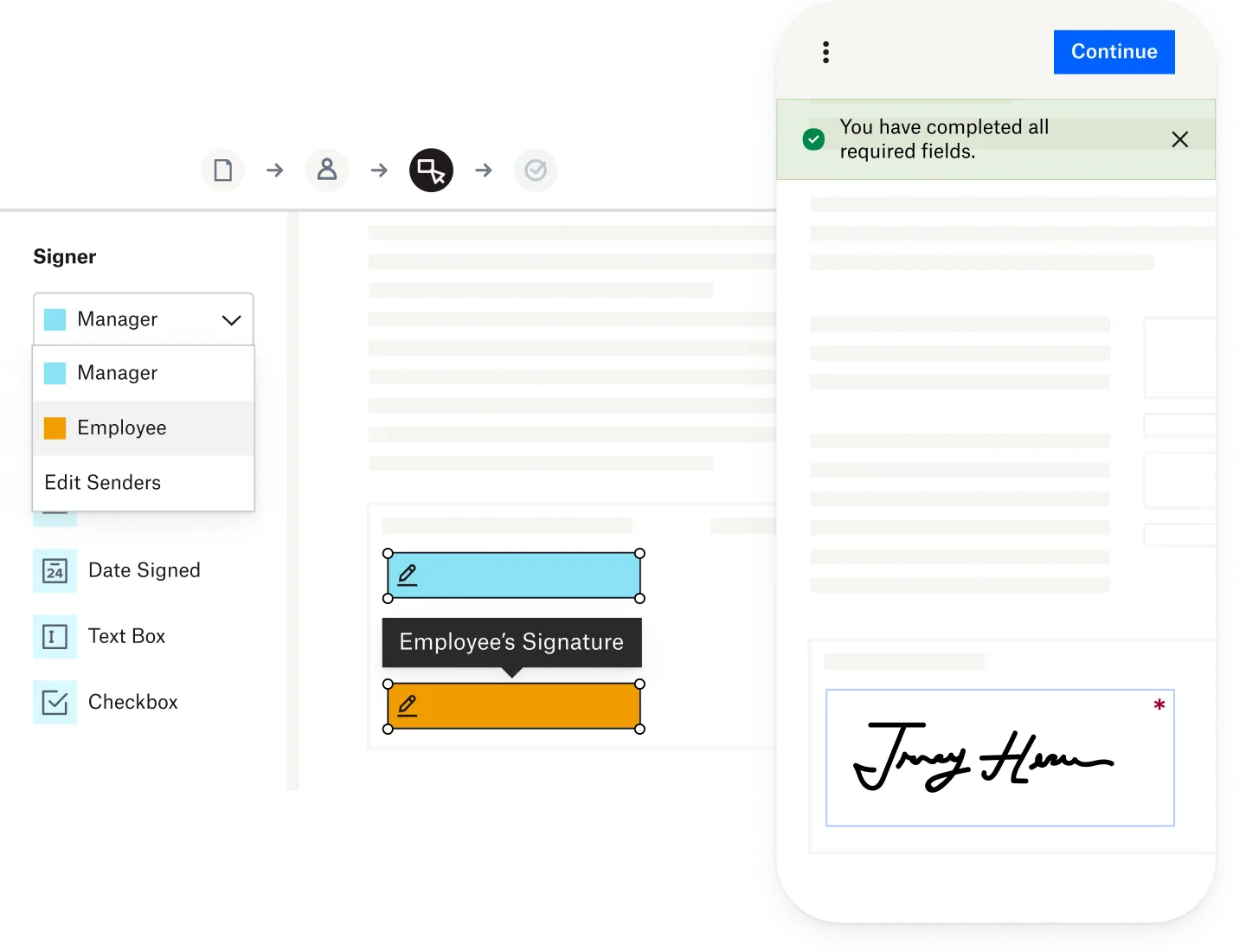 Dropbox Sign API — eSignature API for HR Software