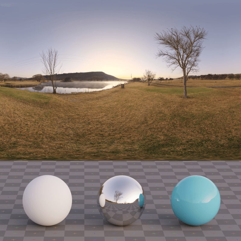 Golf Course Sunrise - Blender Essentials