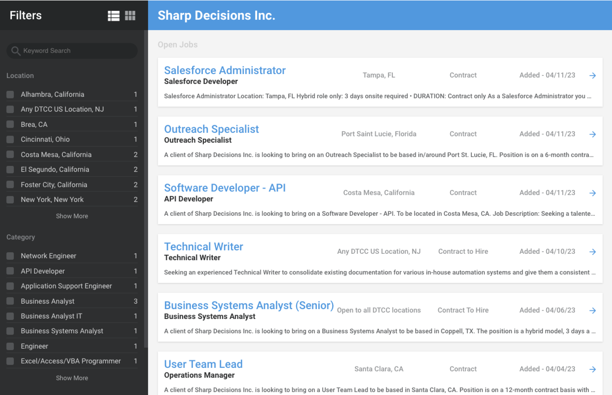 Career Opportunities for IT Professionals | Sharp Decisions