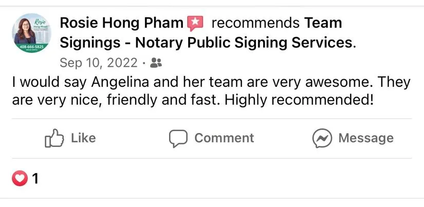 Team Signings | Nationwide Mobile Notary Service