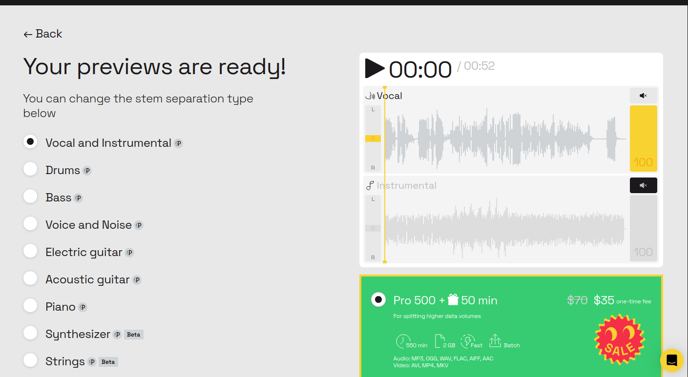 LALAL.AI: AI Audio Splitter with 10-Stem Precision
