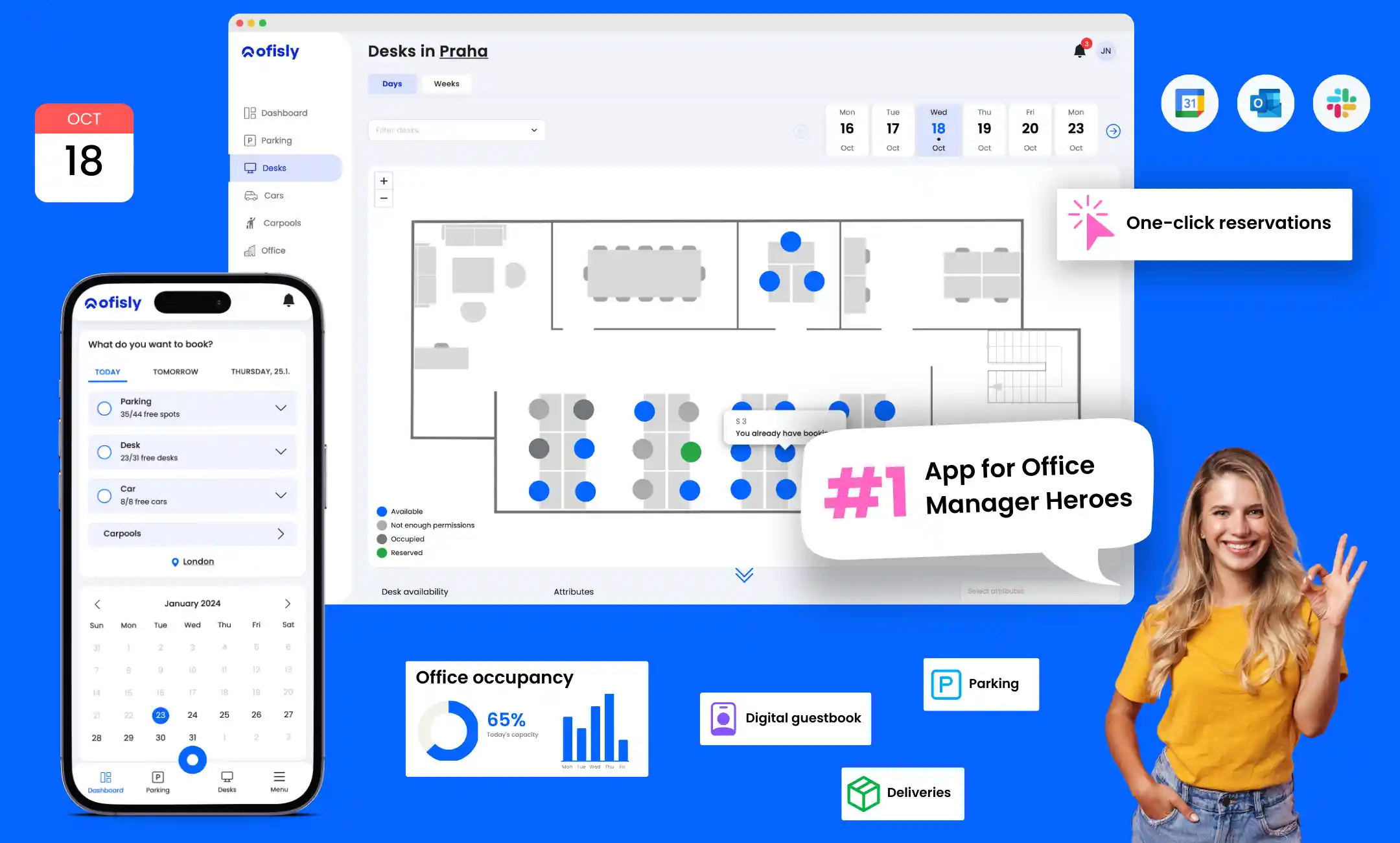 36 Hot Desk Booking Software to Manage Hybrid Offices (2024)