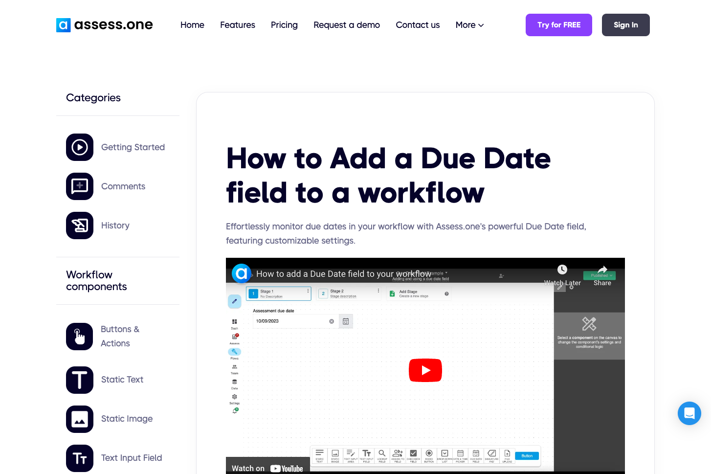 How to Add a Due Date field to a workflow