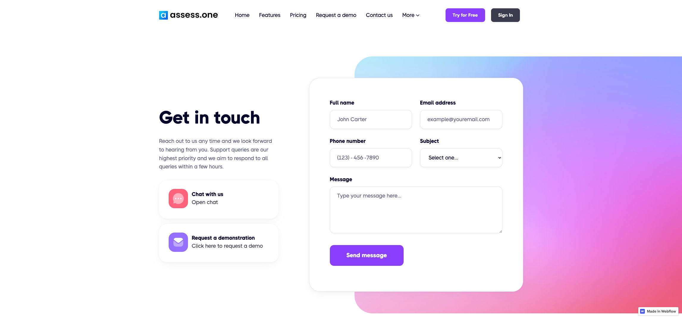 Contact Us - Priority support for all our customers