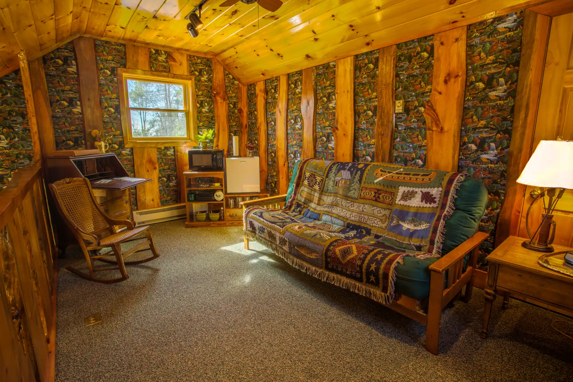 The Writer's Cabin | Specialty Adirondack Cabins | Hohmeyer's Lake ...