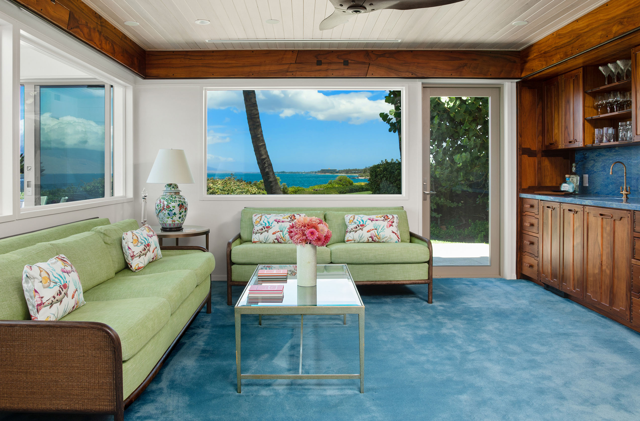 Luxury home furnishings for Maui Hawaii with Patina Interior Design