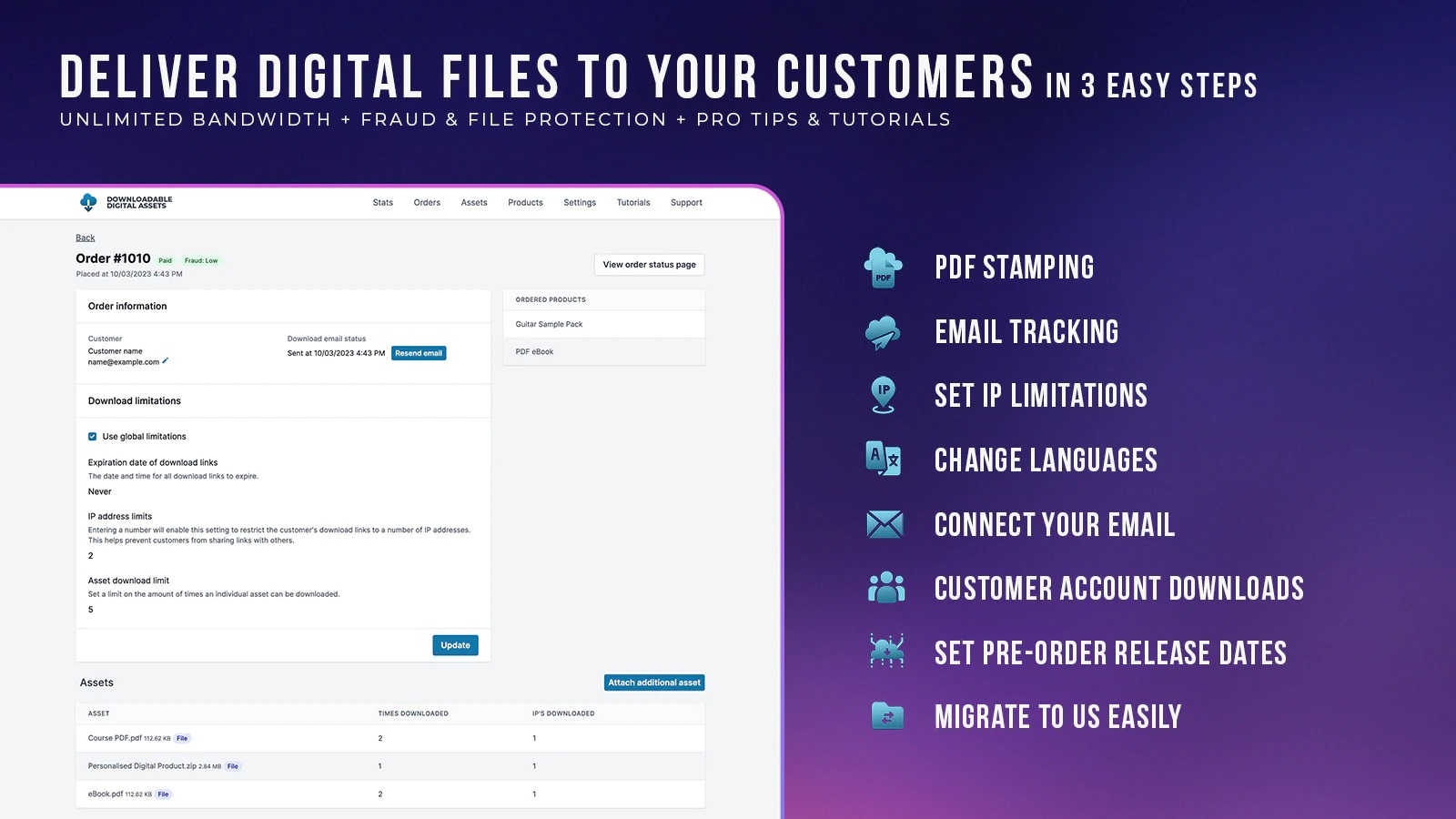 DDA ‑ Digital Downloads - Froonze