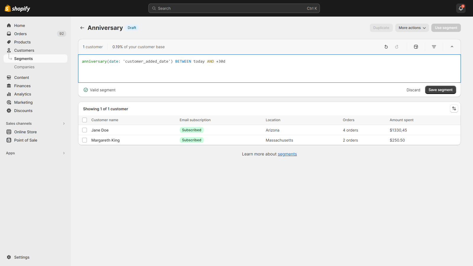 Creating an Anniversary Reward on Shopify - Froonze