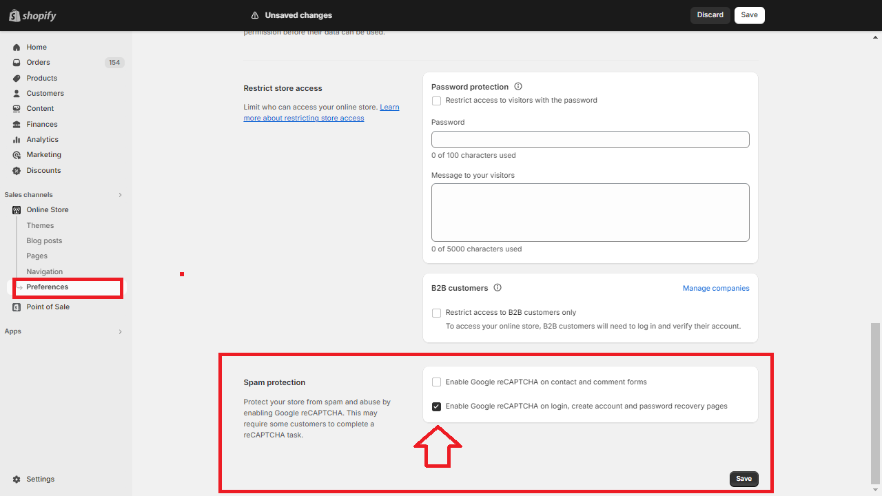 How to stop spam accounts in Shopify - Froonze