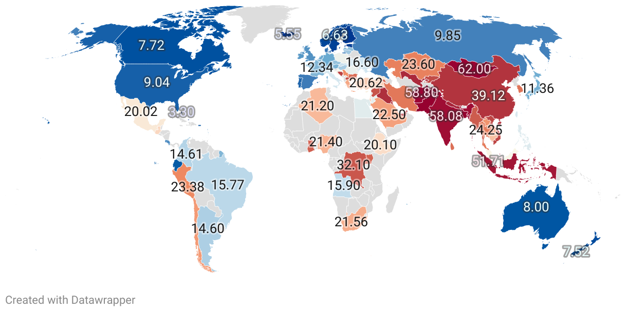 Most Polluted Countries 2024