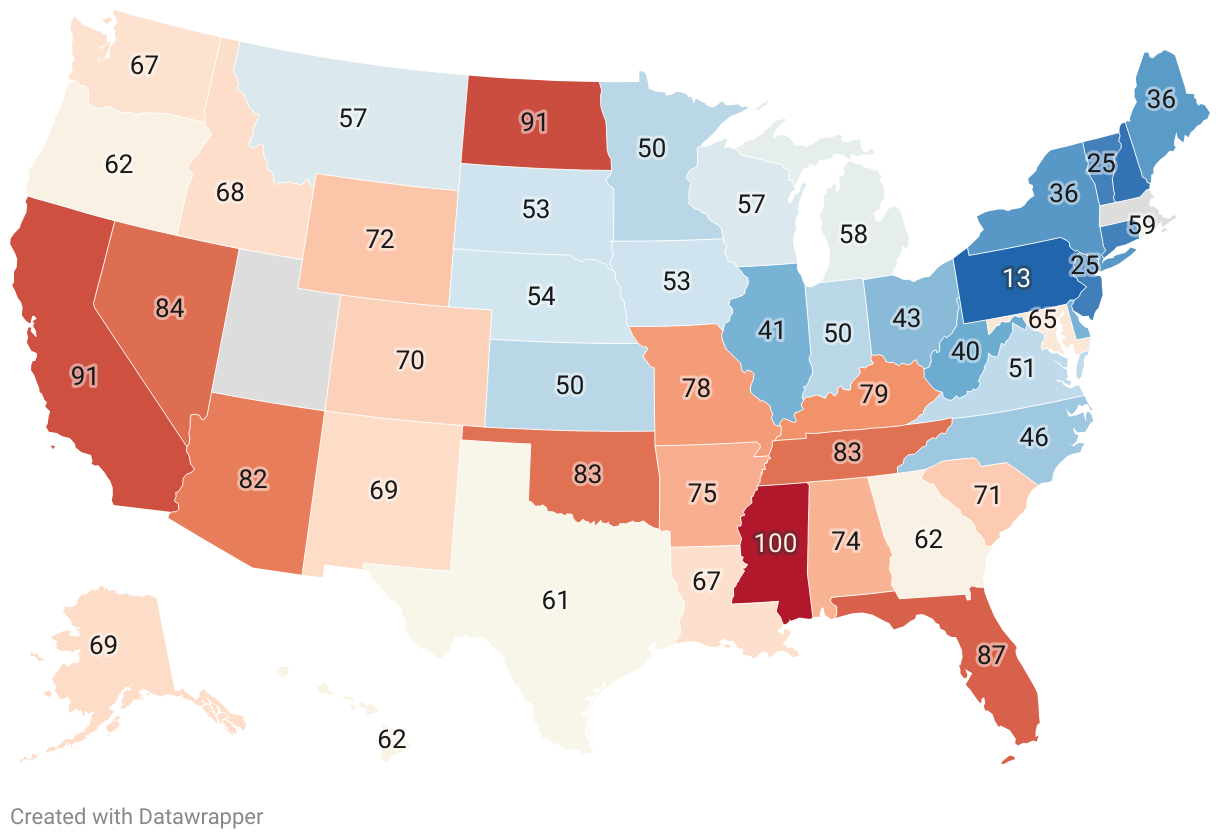 Worst Drivers By State 2024