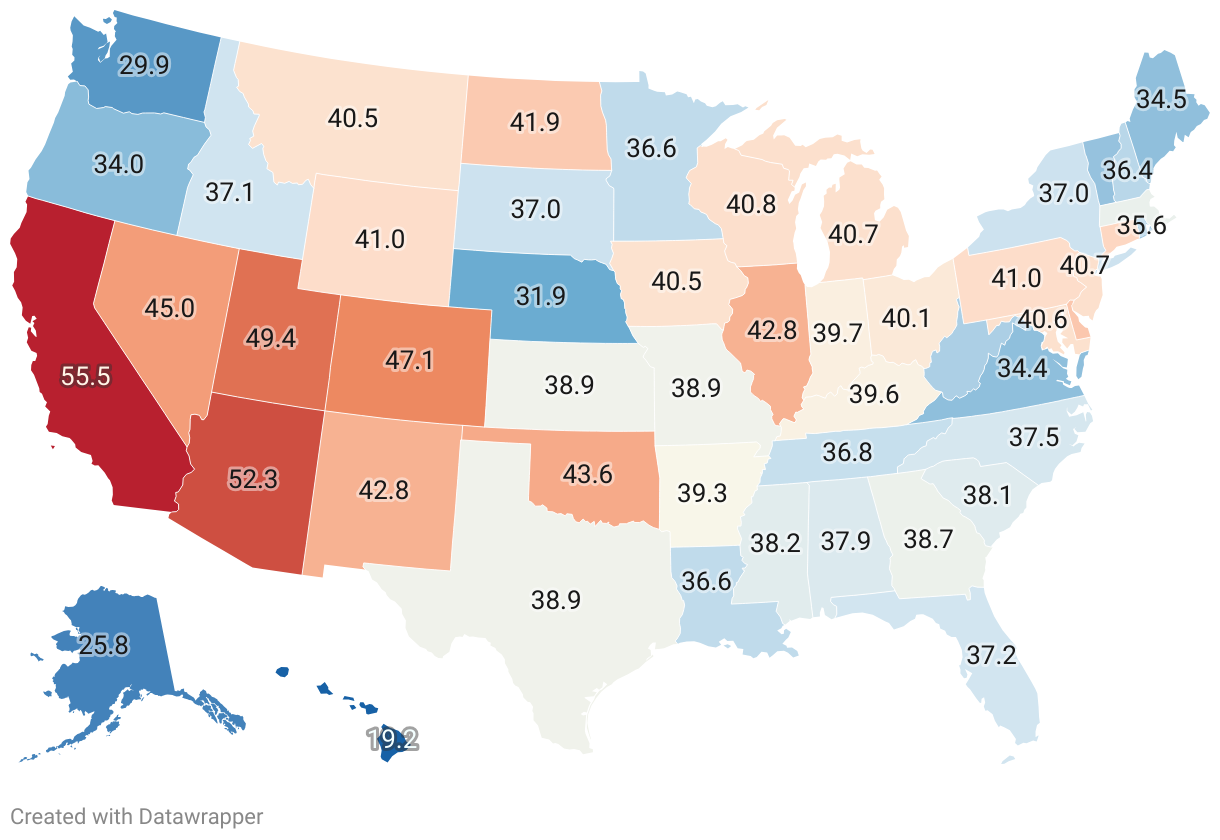 Air Quality By State 2024