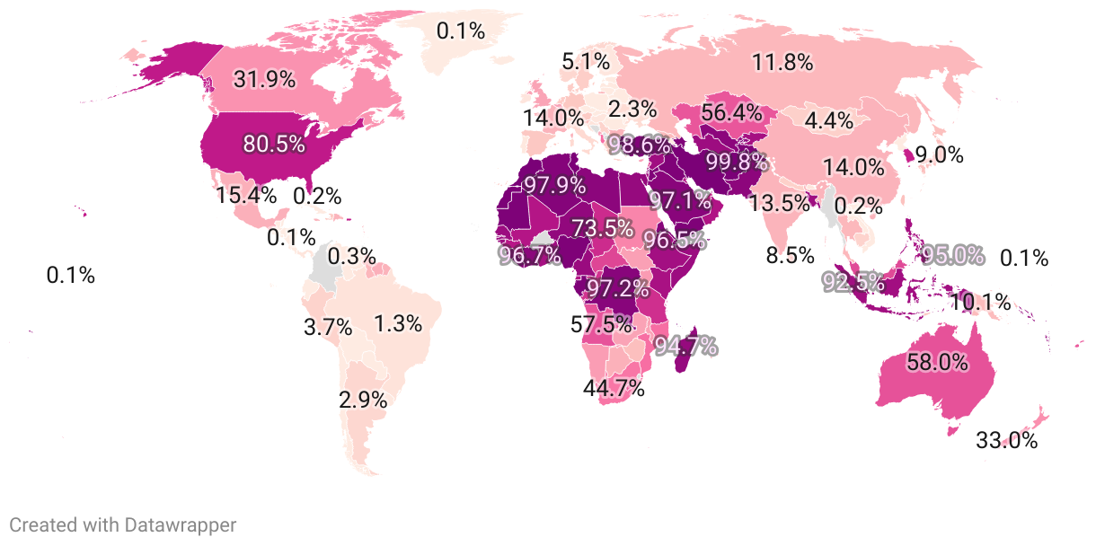 Circumcision By Country 2024