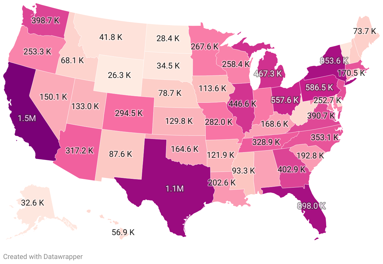 Gay Population By State 2024