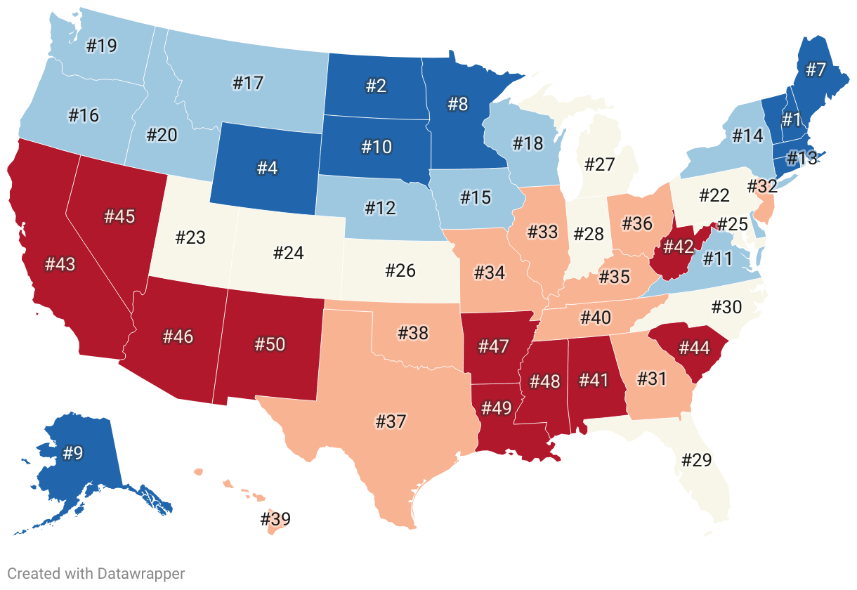 Best States To Live In 2024