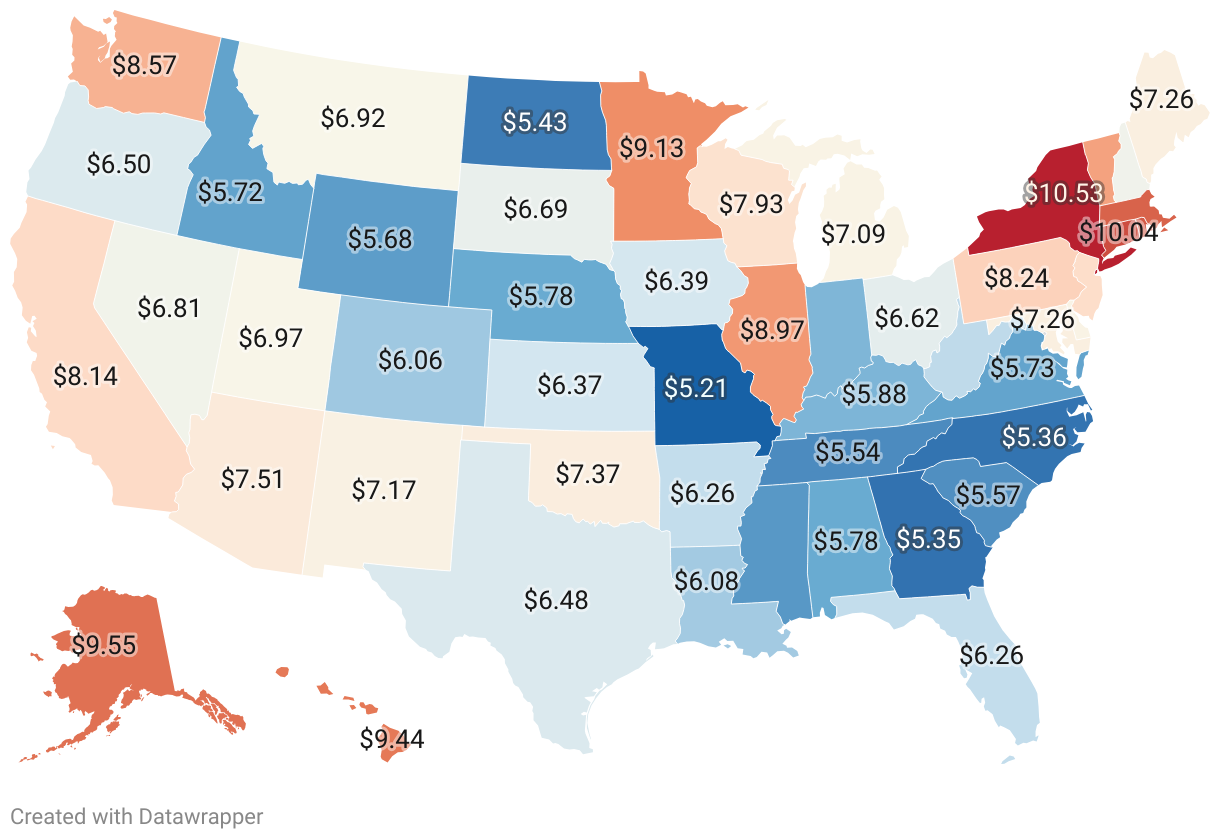 Cigarette Prices By State 2024
