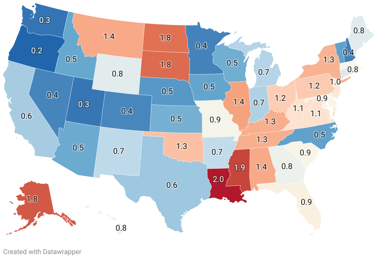 Most Corrupt States 2024