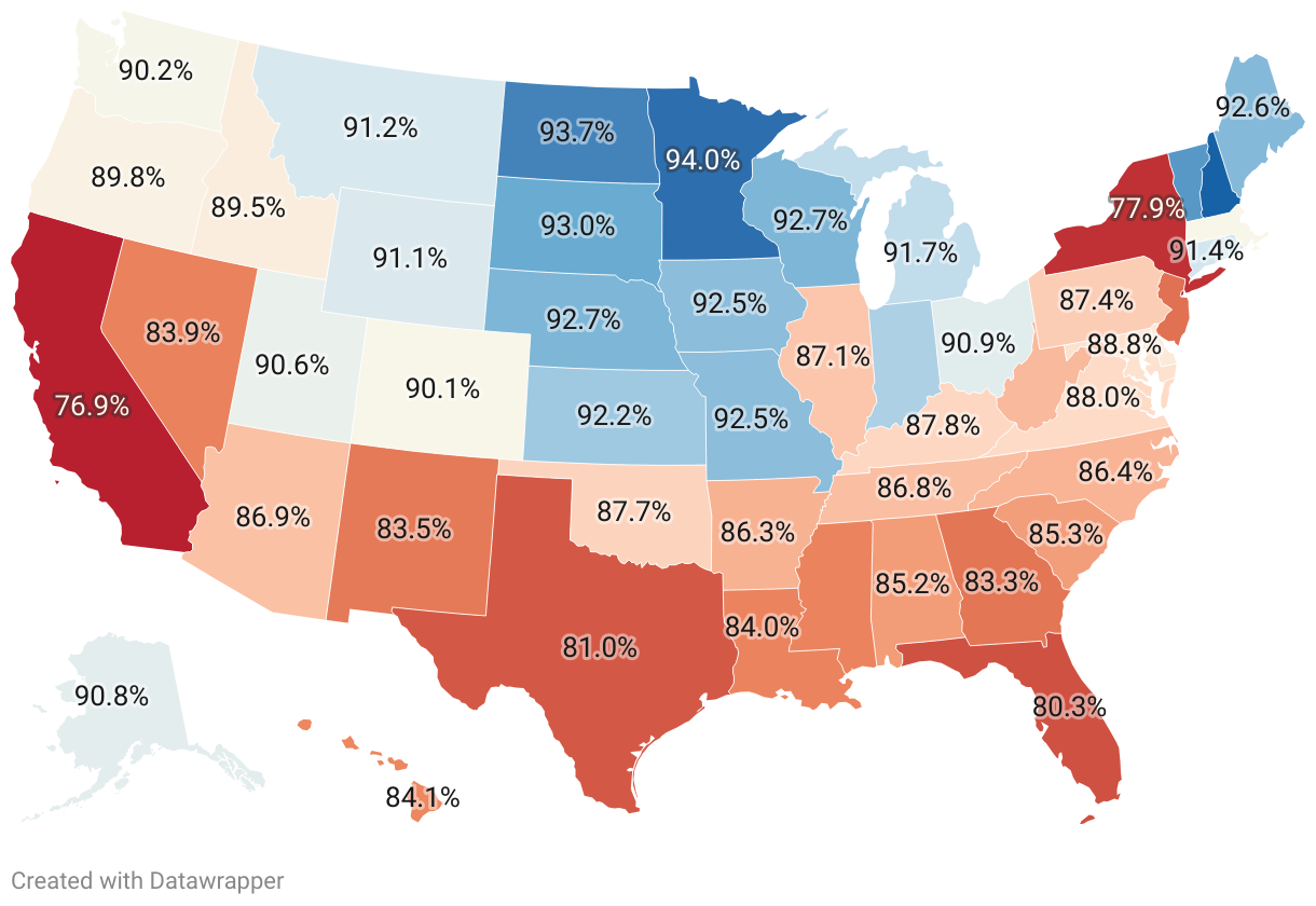 Literacy Rate By State 2024