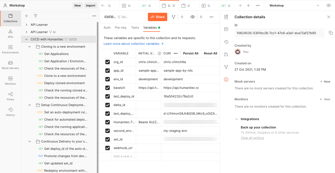 Continuous delivery with the Humanitec Postman collection | Humanitec