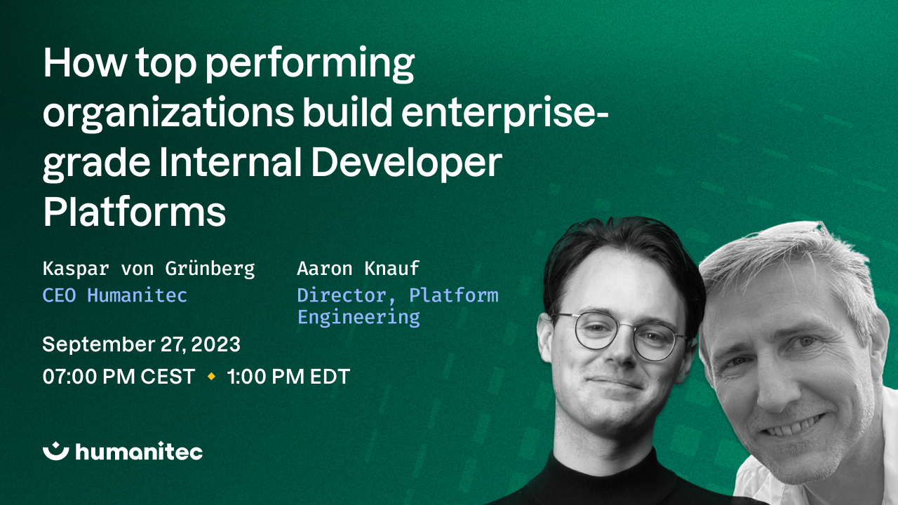 Webinar: How top performing organizations build enterprise-grade ...