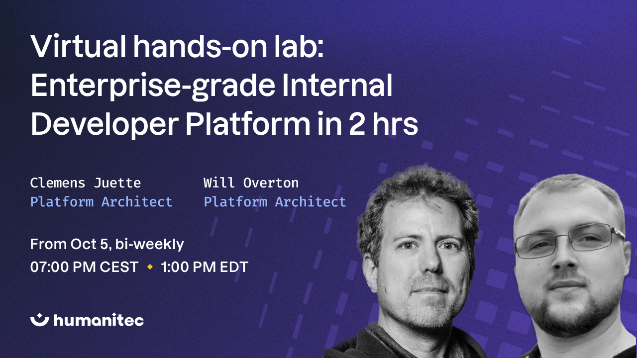 Webinar: Virtual hands-on lab: Enterprise-grade Internal Developer ...
