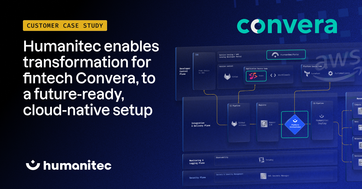 Humanitec accelerates transformation for fintech Convera to a future ...