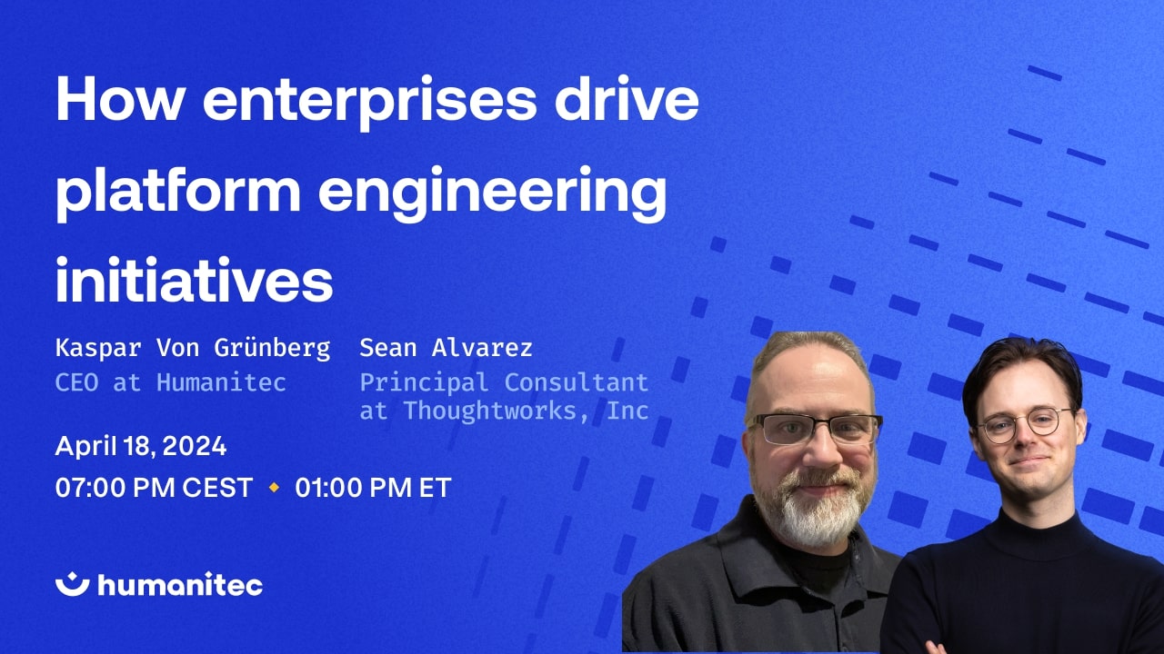 Webinar: How enterprises drive successful platform engineering initiatives