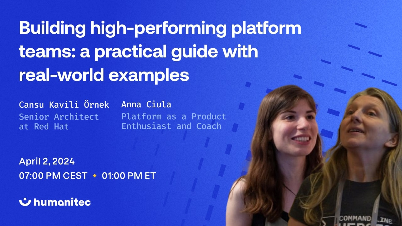 Webinar: Building high-performing platform teams: a practical guide ...
