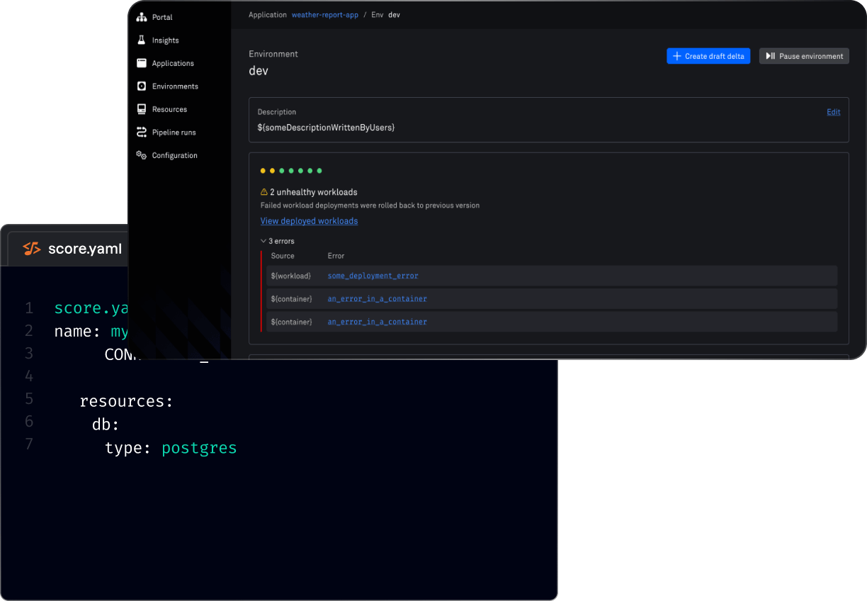 Enable developer-self-service with Humanitec
