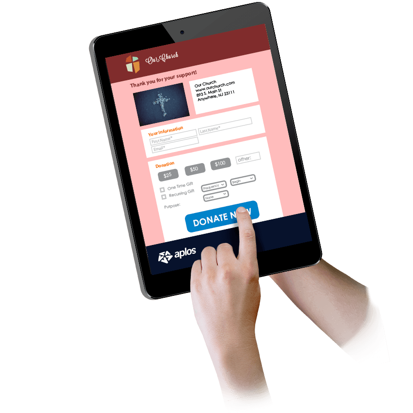 Online Giving and Tithing for Churches | Giving Software | Aplos⁤