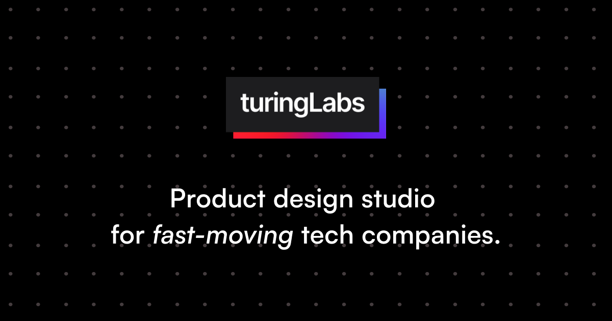 turingLabs · Top UI UX Agency in Bangalore